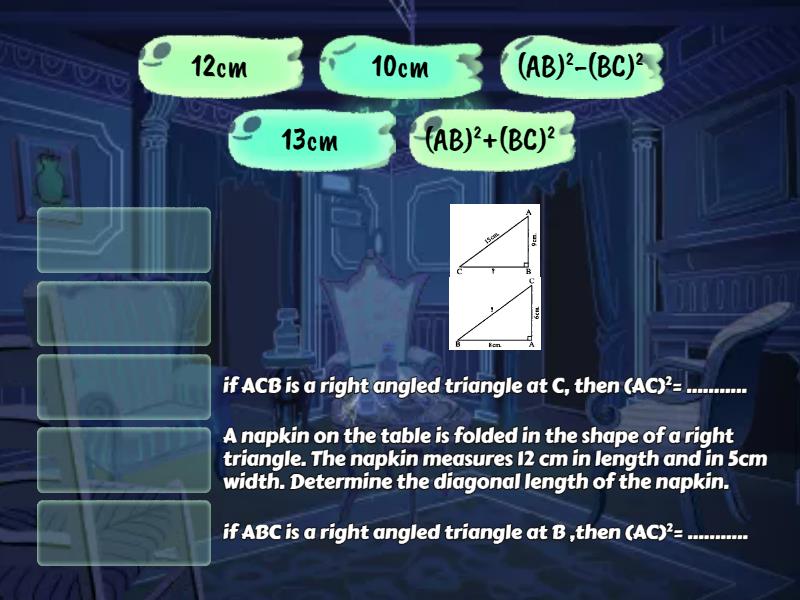 Pythagorean theorem - Match up