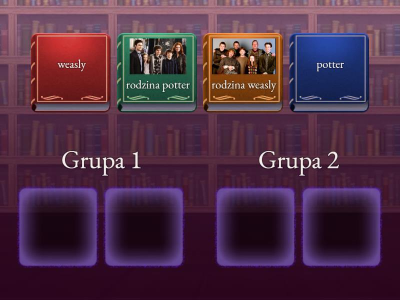 harry potter - Group sort