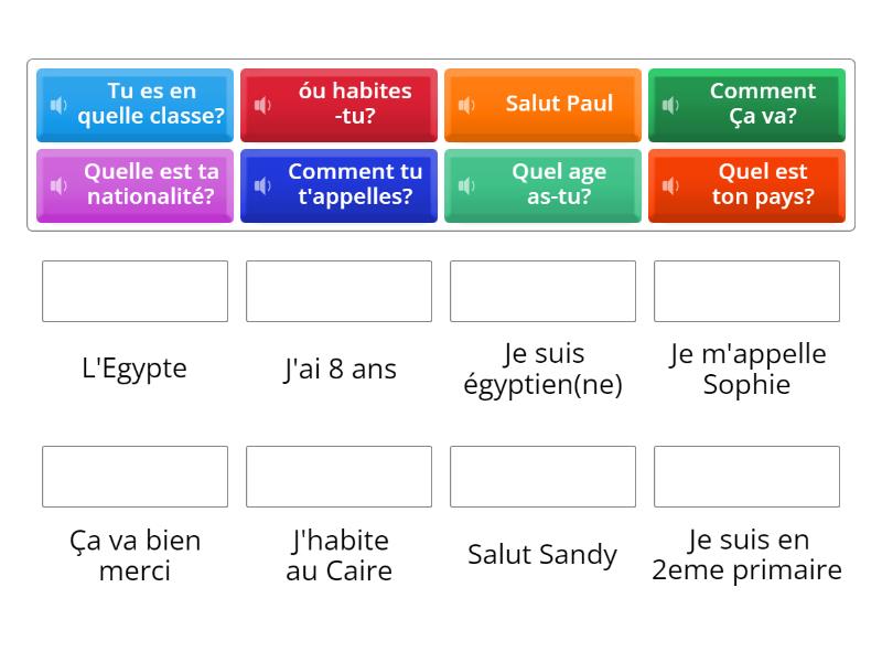 Presente - toi - Match up