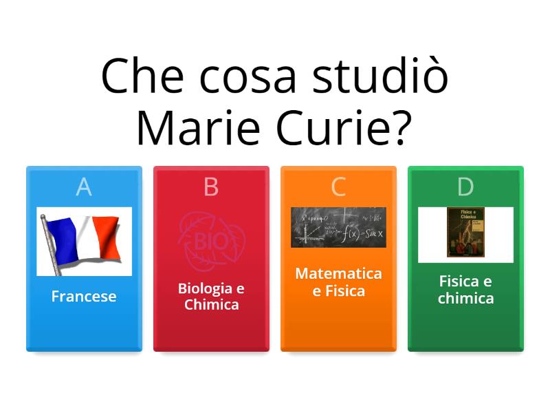 Marie Curie - Quiz