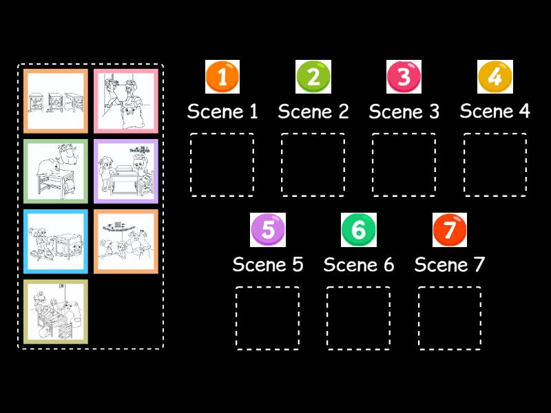 Story Sequencing Challenge_Earthquake Drill - Group sort