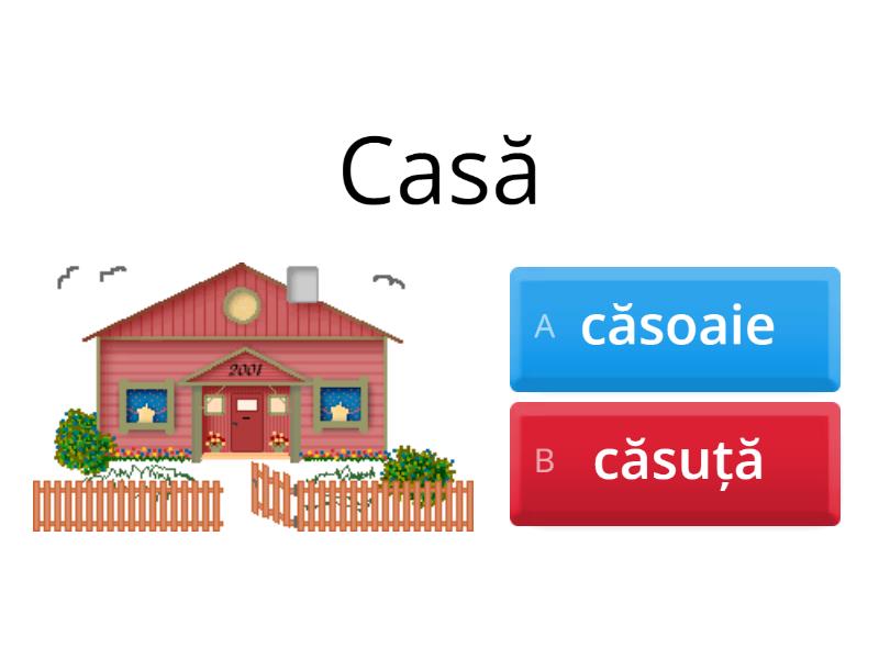 Cuvinte alintate - Quiz