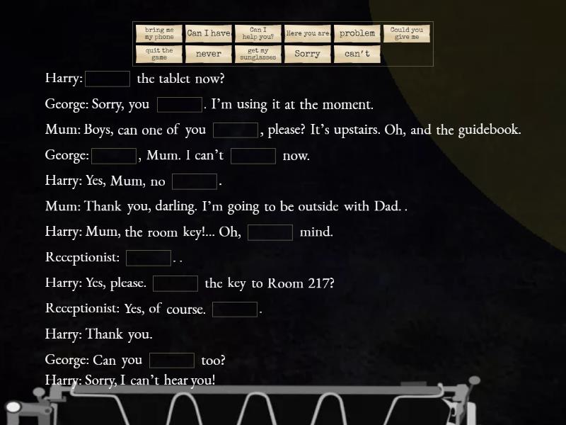 GG3 3.4 communication - Missing word