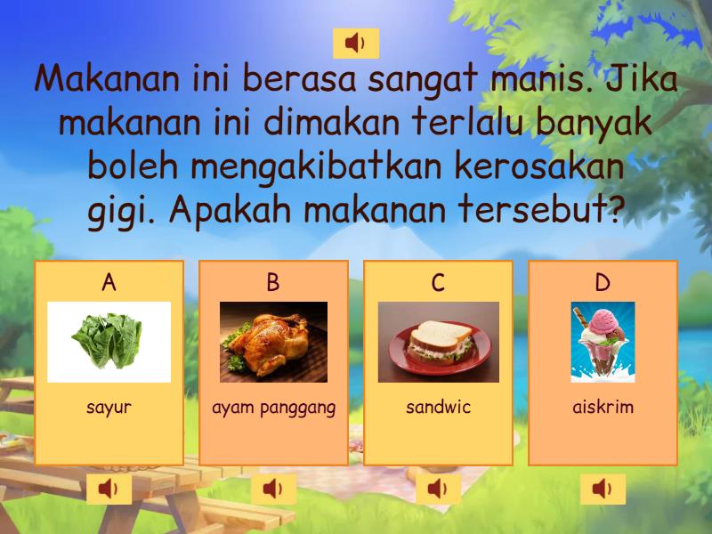 Kuiz Pemakanan Sihat - Quiz