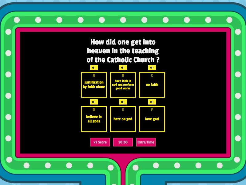 The Reformation - Martin Luther (part 1) - Gameshow quiz