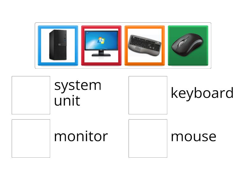 Parts of a computer - Match up