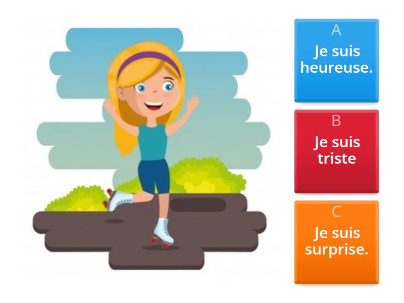 Y4 French feelings - Quiz