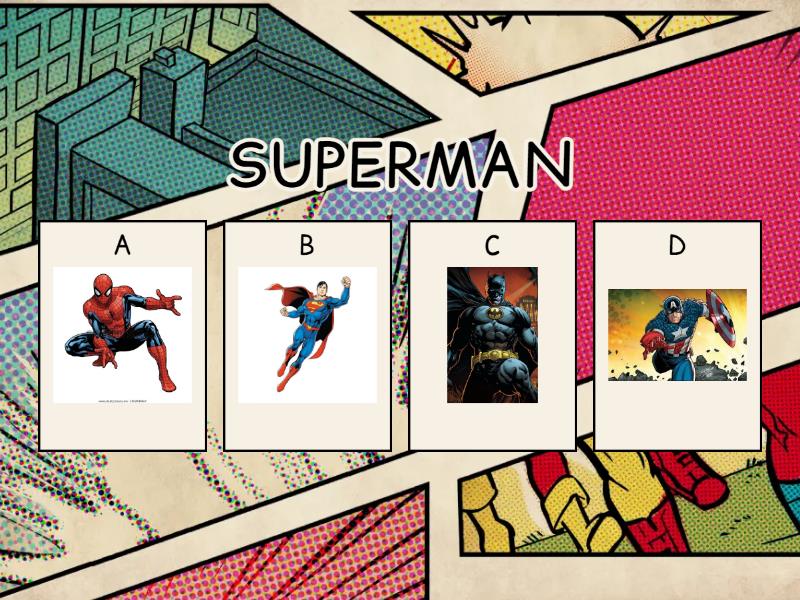 GUESS THE SUPERHERO - Quiz