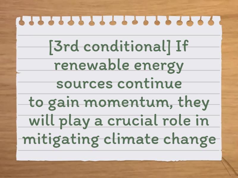 (Conditionals) Technology and the Environment: A Vital Partnership - Flash cards