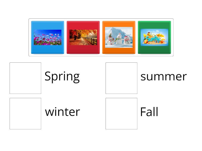 Match the seasons - Match up