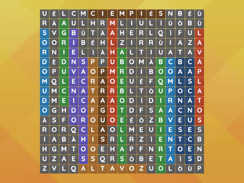 Sopa De Letras Palabras Compuestas 3ro Secundaria Wordsearch 