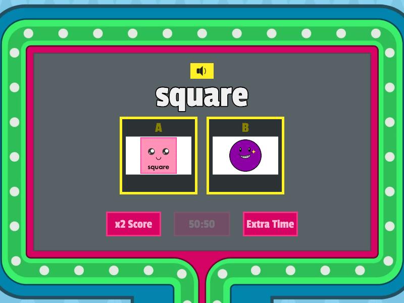 square, circle - Gameshow quiz