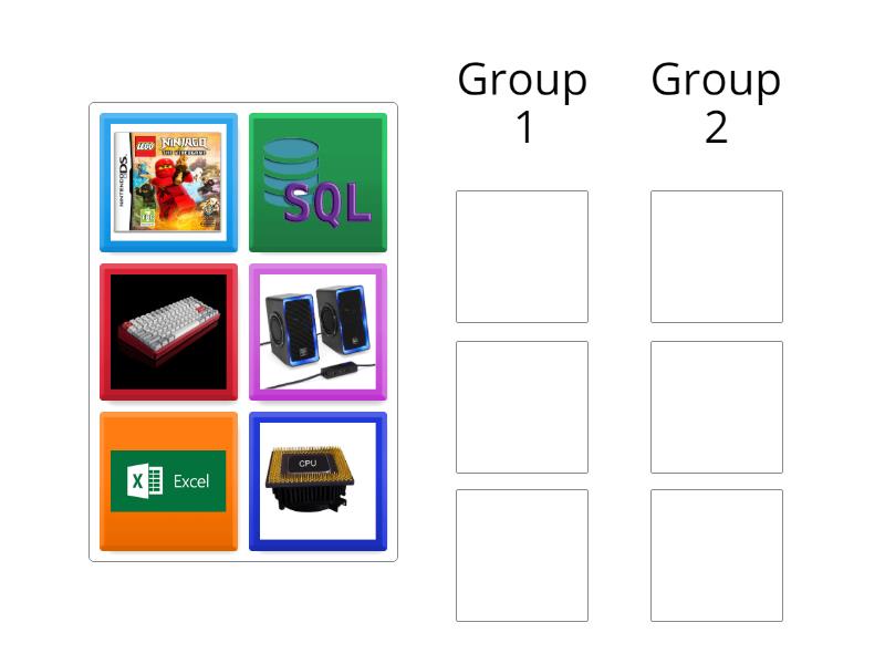 - Group sort