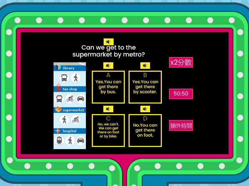 Super Fun 6- Lesson 4 句型) Quiz Show - Gameshow quiz