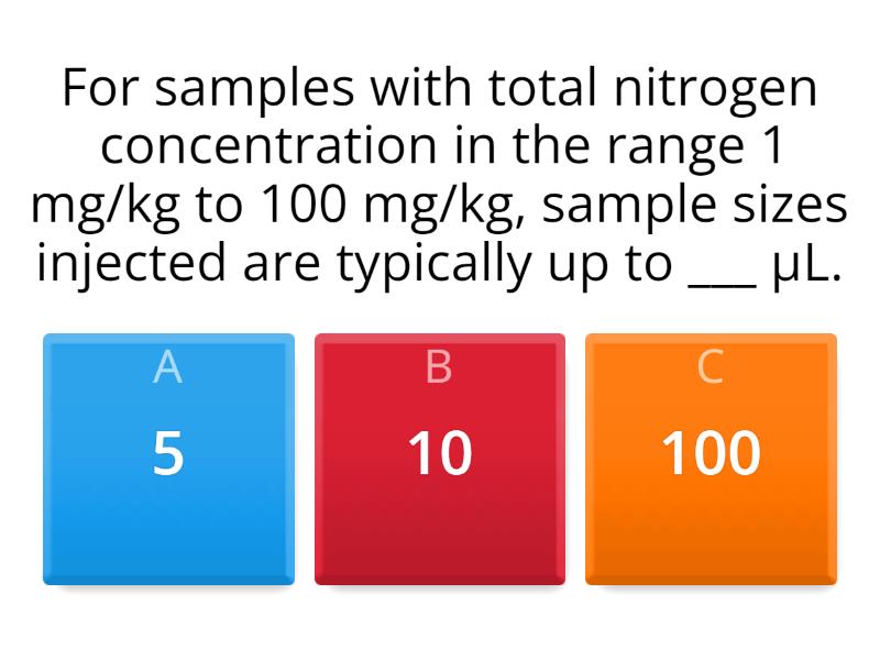 ASTM D4629 Trace Nitrogen - Quiz