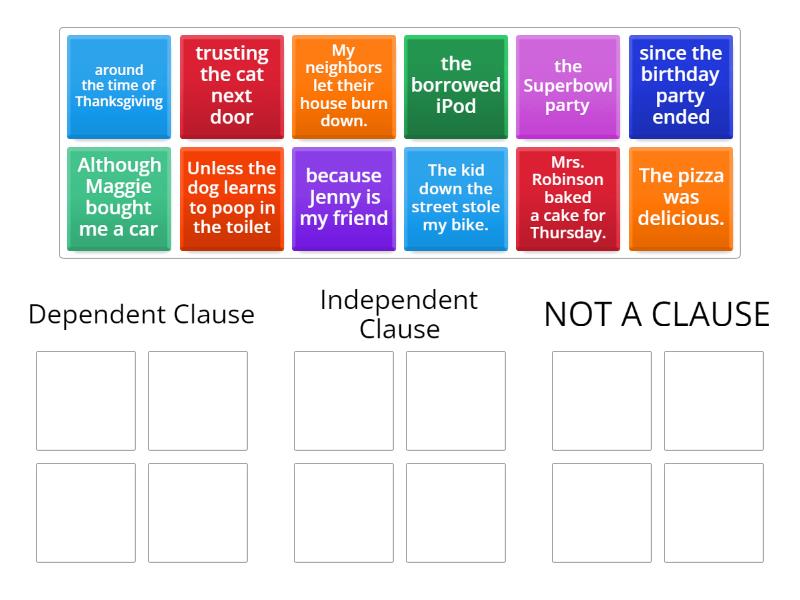 Clauses Review - Group sort