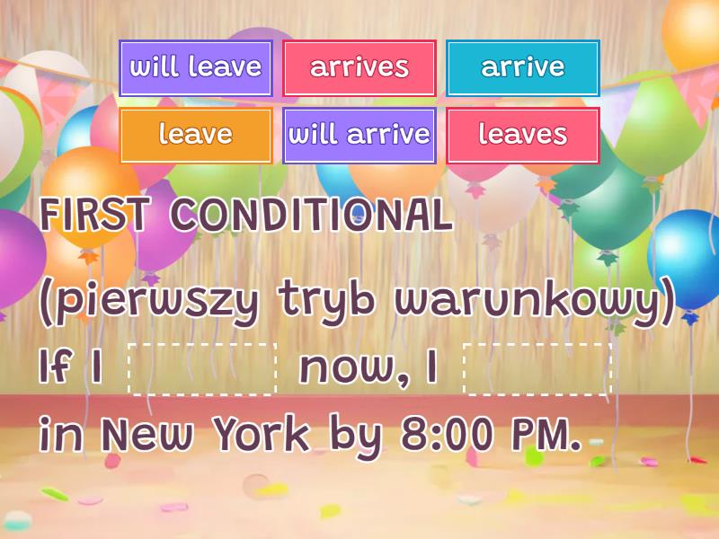 First Conditional - Complete the sentence