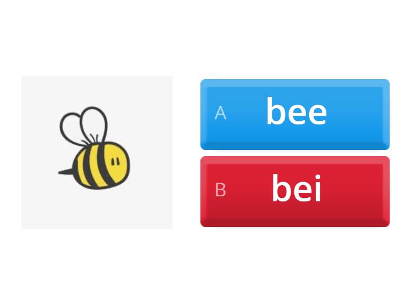 Spelling Bee 1st Grade - Quiz