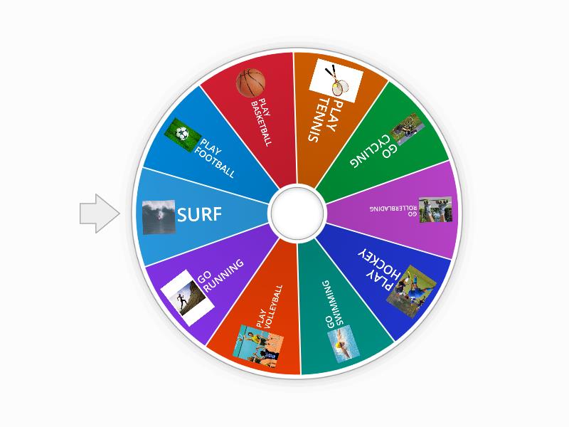 SPORTS wheel - Spin the wheel