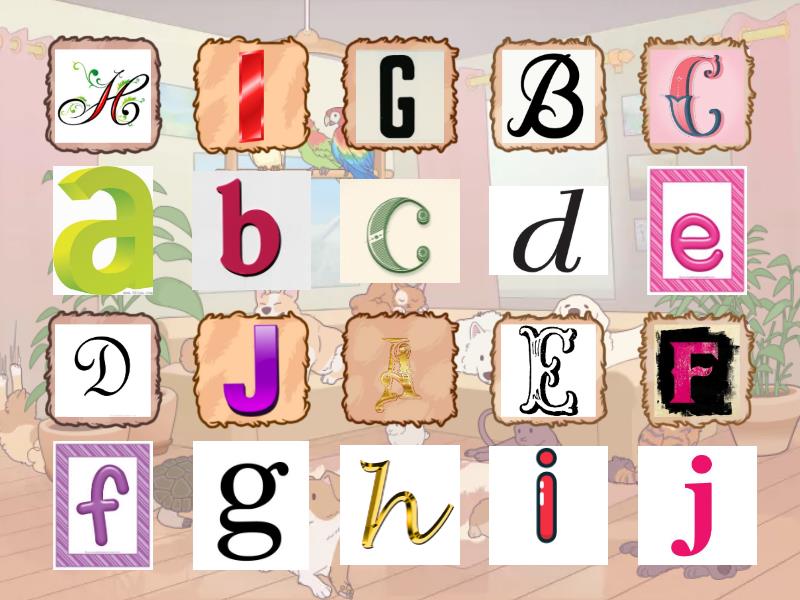 AS1 ABC1 a-i capital-small letters - Match up