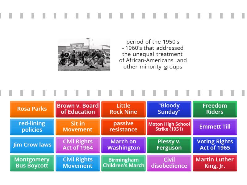All of Civil Rights - Find the match