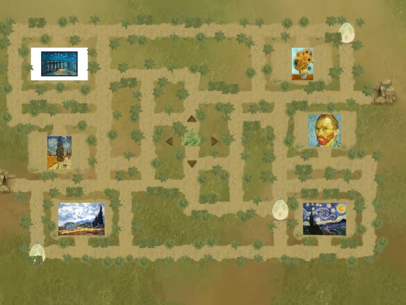 Les tableaux de Van Gogh - Maze chase