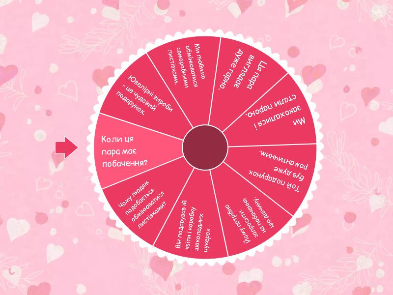 Valentine’s Day - Spin the wheel
