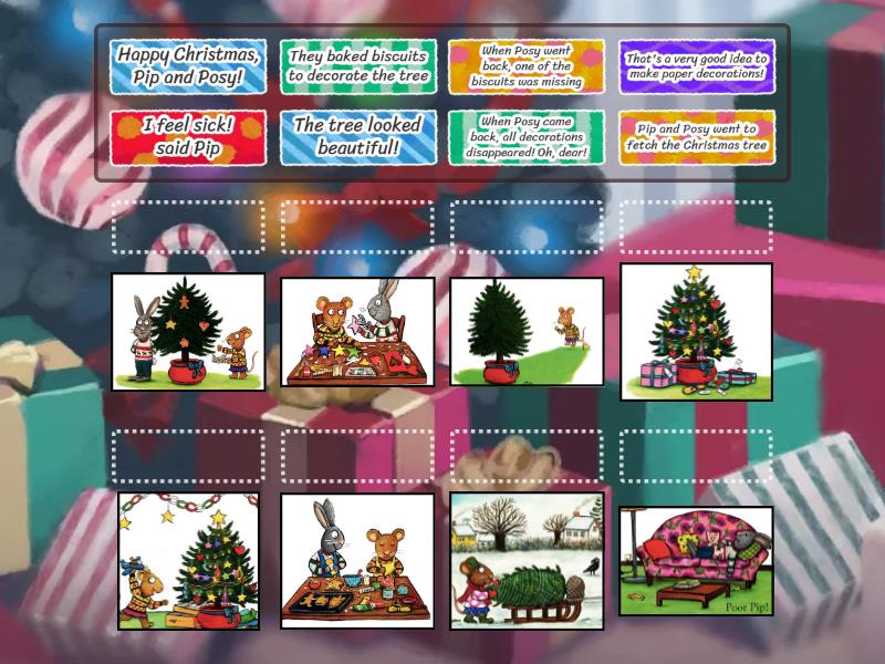 Pip and Posy The Christmas Tree - Match up