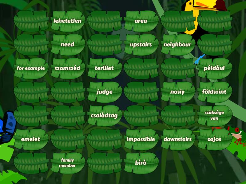 words 5A-5B - Matching pairs