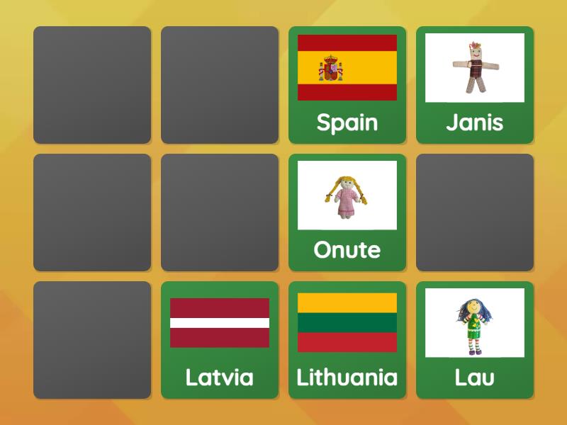 Digi children (find the flag) - Matching pairs