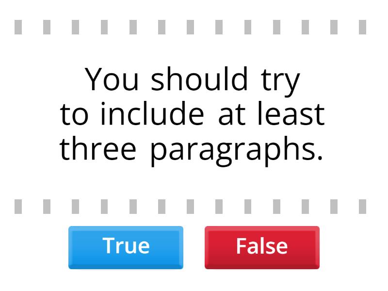 IELTS_Writing Task 1 - True or false