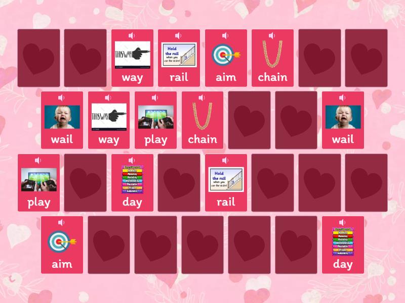 1st grade spelling words 2/6/24 - Matching pairs