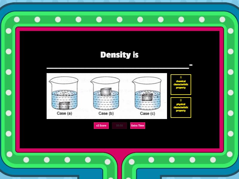 5 Mar. ' 24 - Density Review - Gameshow quiz