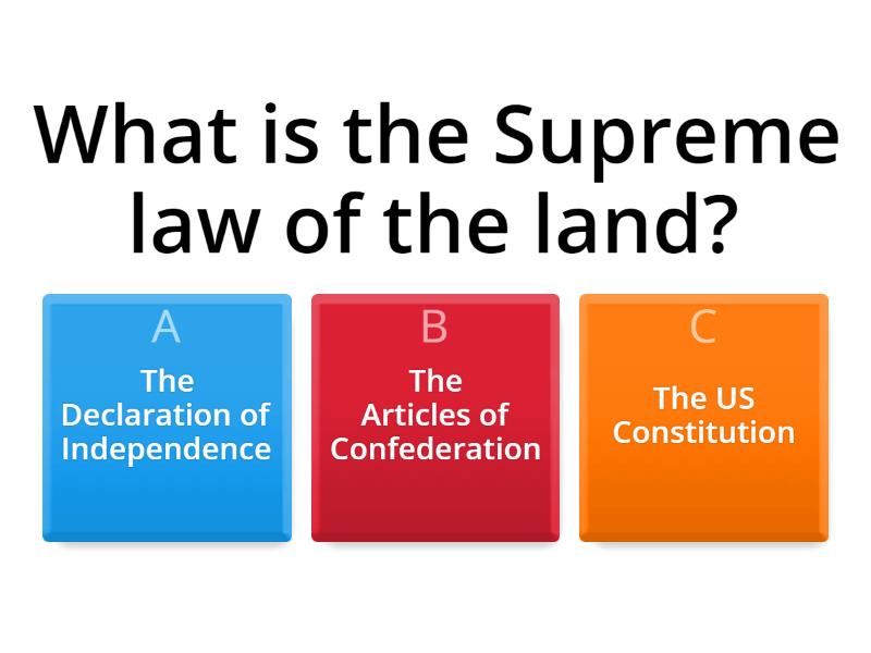 100 Civics Question Review - Quiz