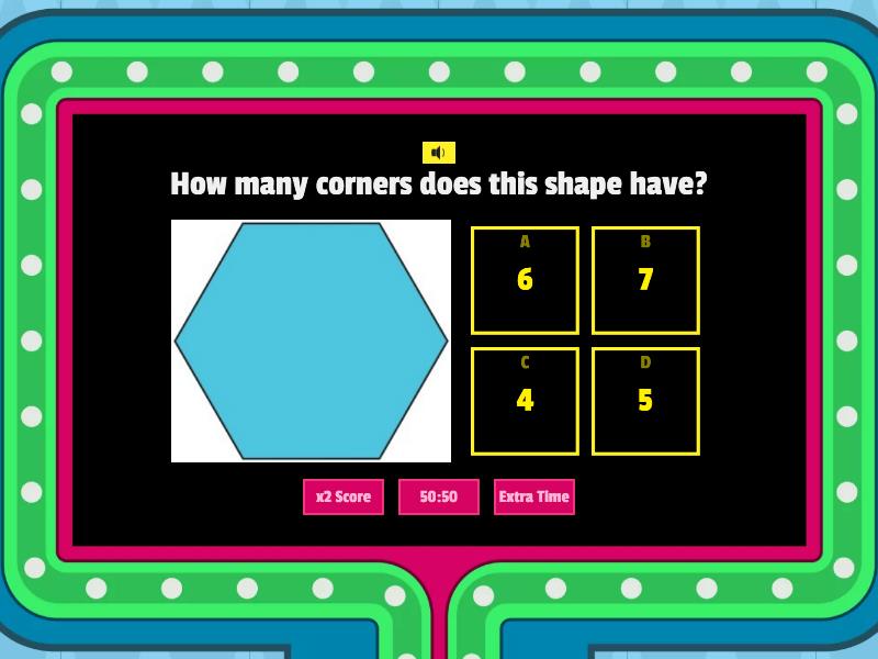 2D SHAPES - YEAR 2 - Gameshow quiz