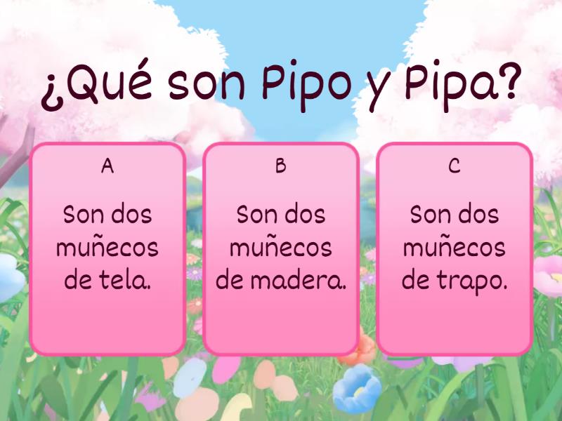 Pipo y Pipa - Quiz