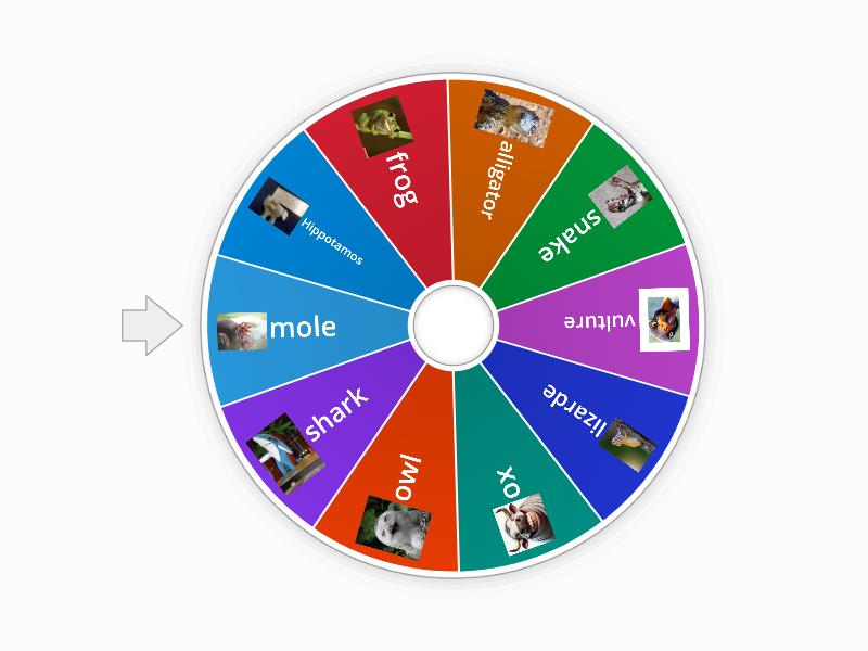 smile animals - Spin the wheel