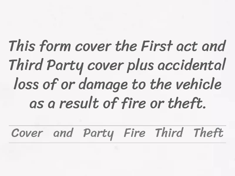 Quiz Takaful Topic 6 - Unjumble