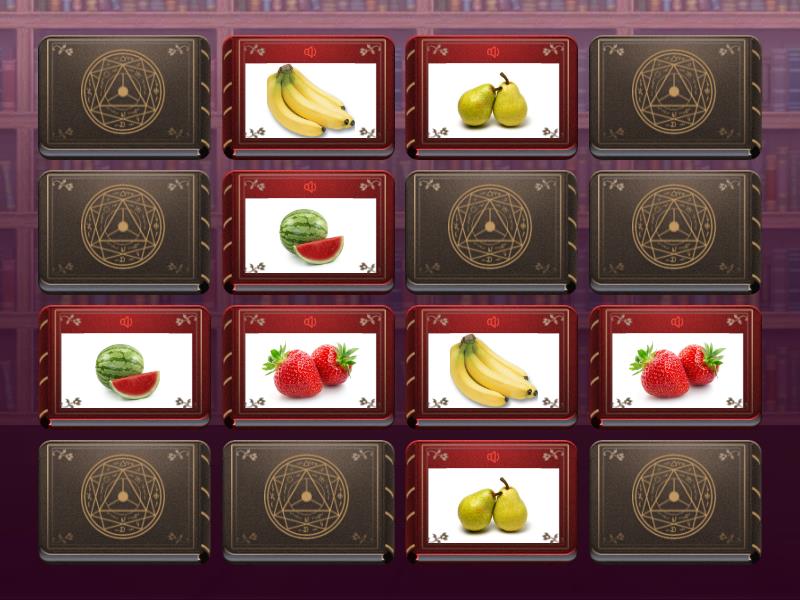 fruits - Matching pairs