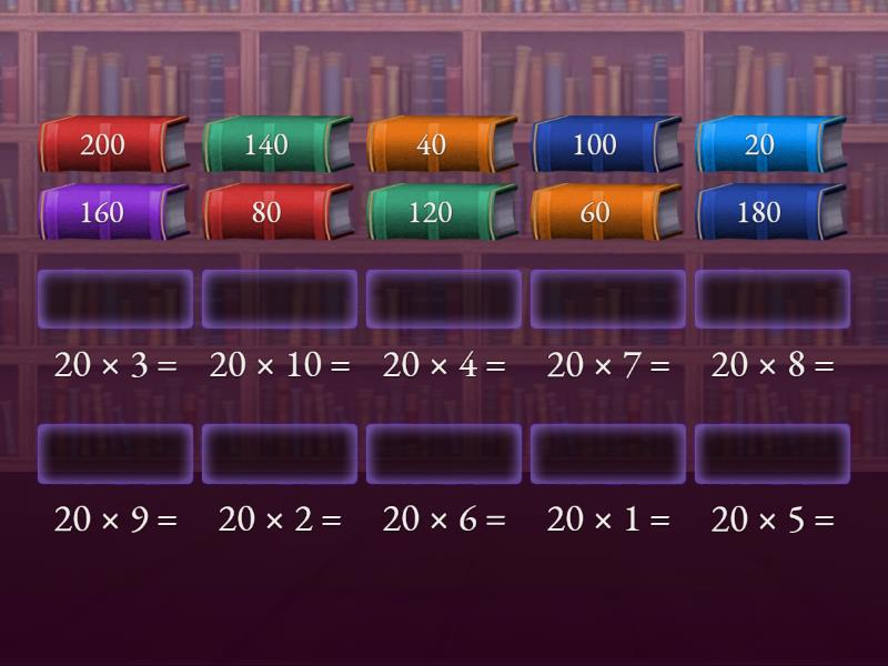 20 x Table - Match up