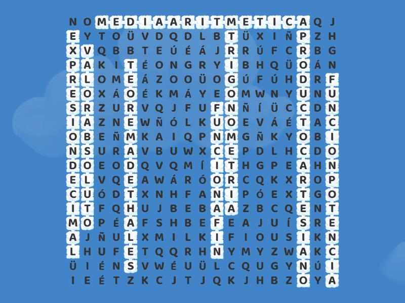 ENCUENTRA LAS PALABRAS - Wordsearch