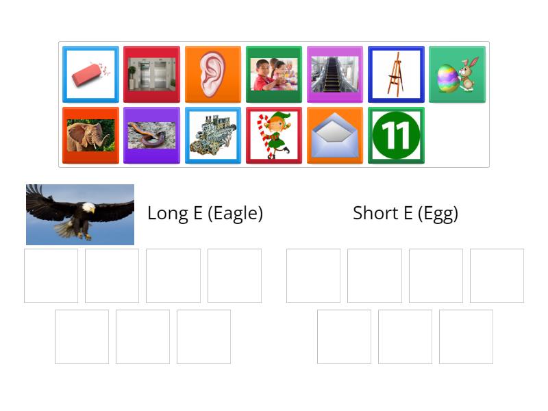 Long/Short E Picture Sort - Group sort
