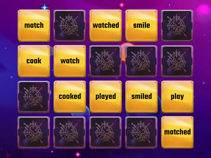 Past Simple - Matching pairs