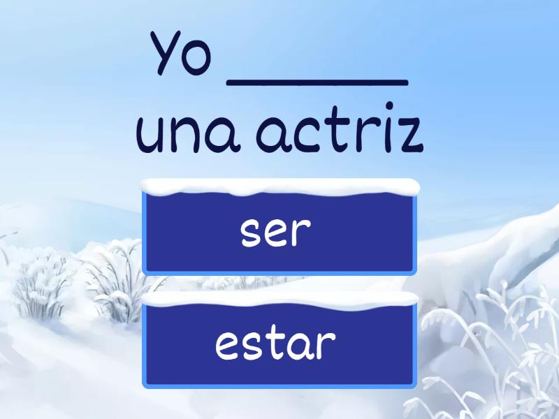 estar/ser - Quiz