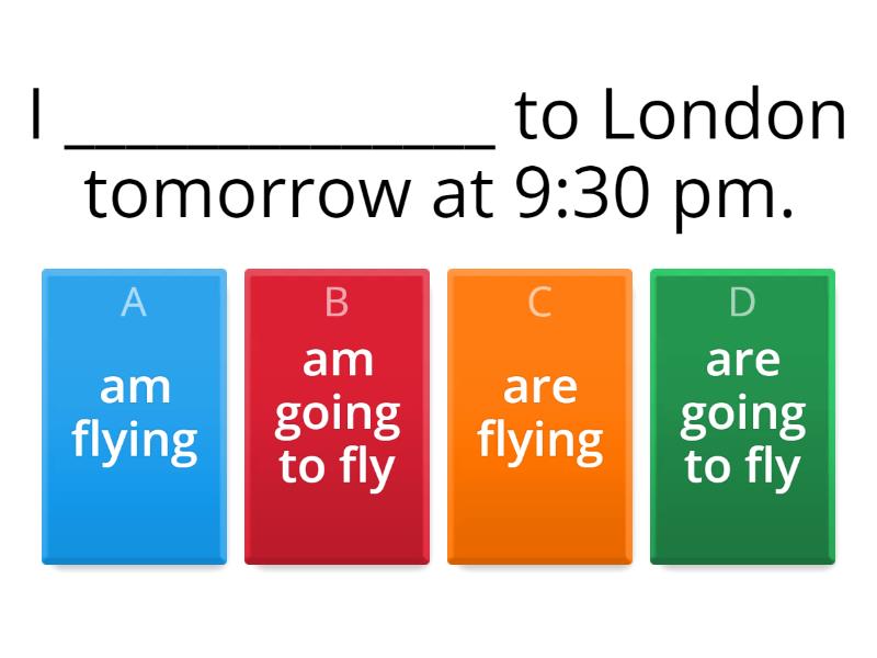 Future forms - A2 - Cuestionario