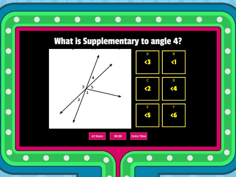 Identify the type of the angle whether complementary or supplementary ...