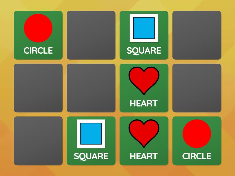 SHAPES MEMORY GAME - Parejas