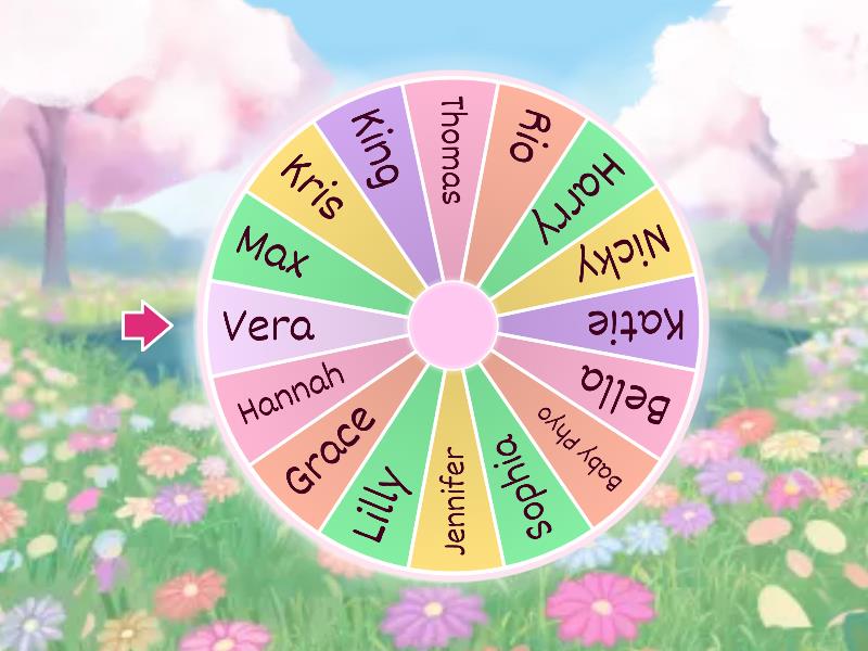 Basic 1 section 4 - Spin the wheel