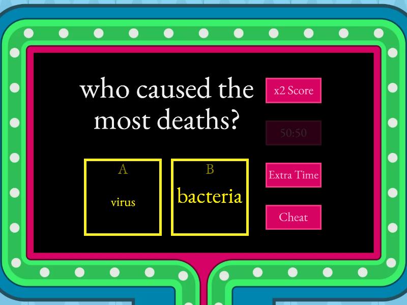 virus o bacterias - Gameshow quiz