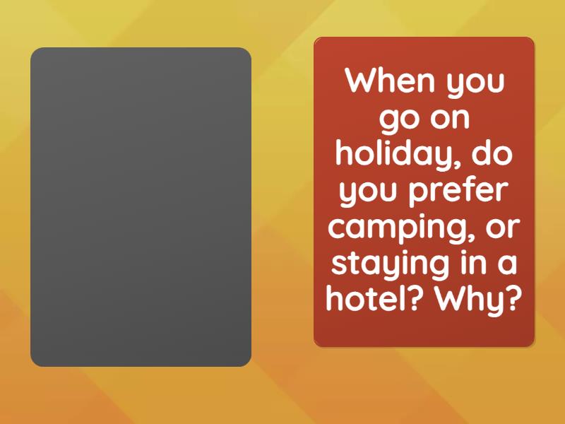 KET - SPEAKING UNIT 8 - Speaking cards